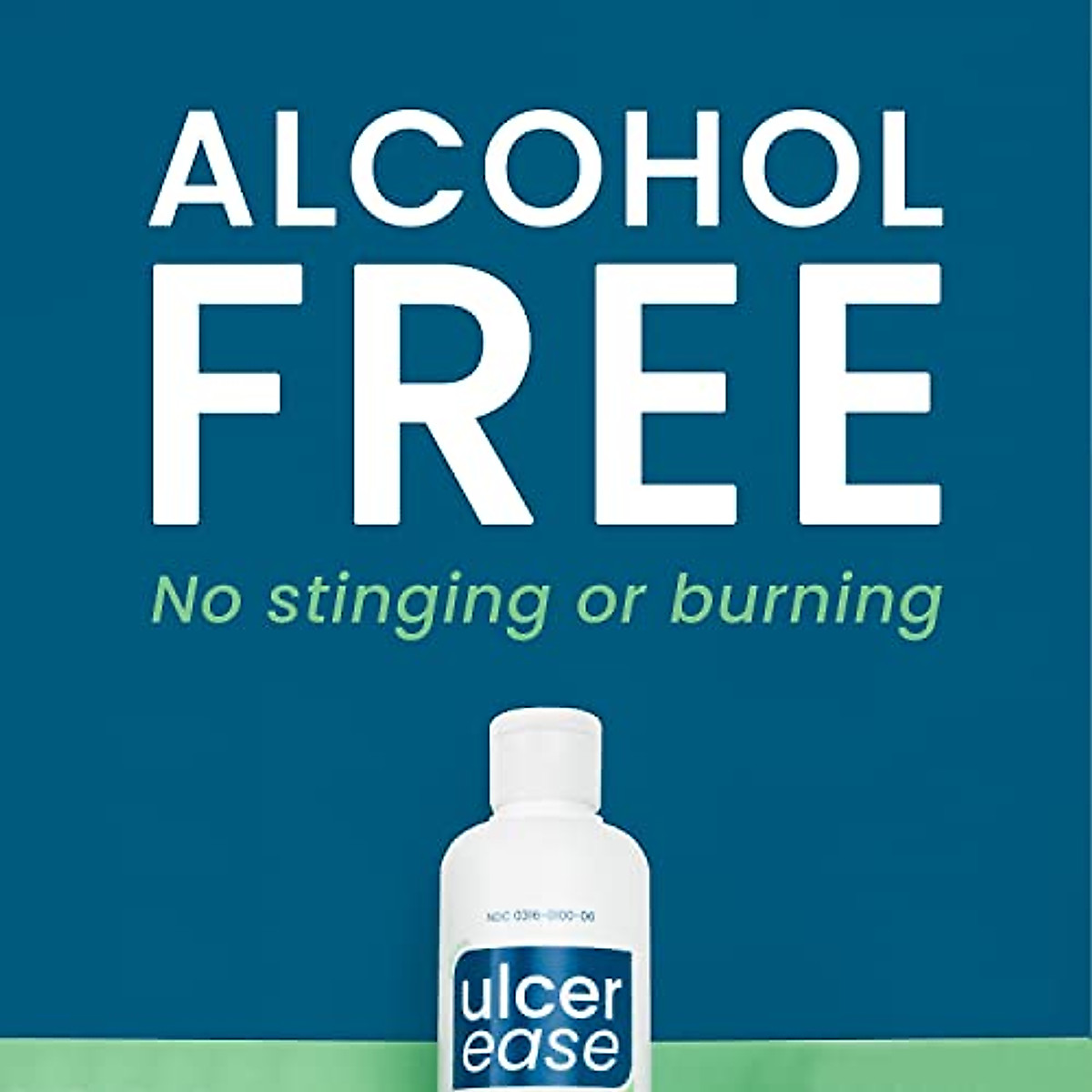 UlcerEase Anesthetic Mouth Rinse, Bottle, Updated Packaging, 6 Fl Oz