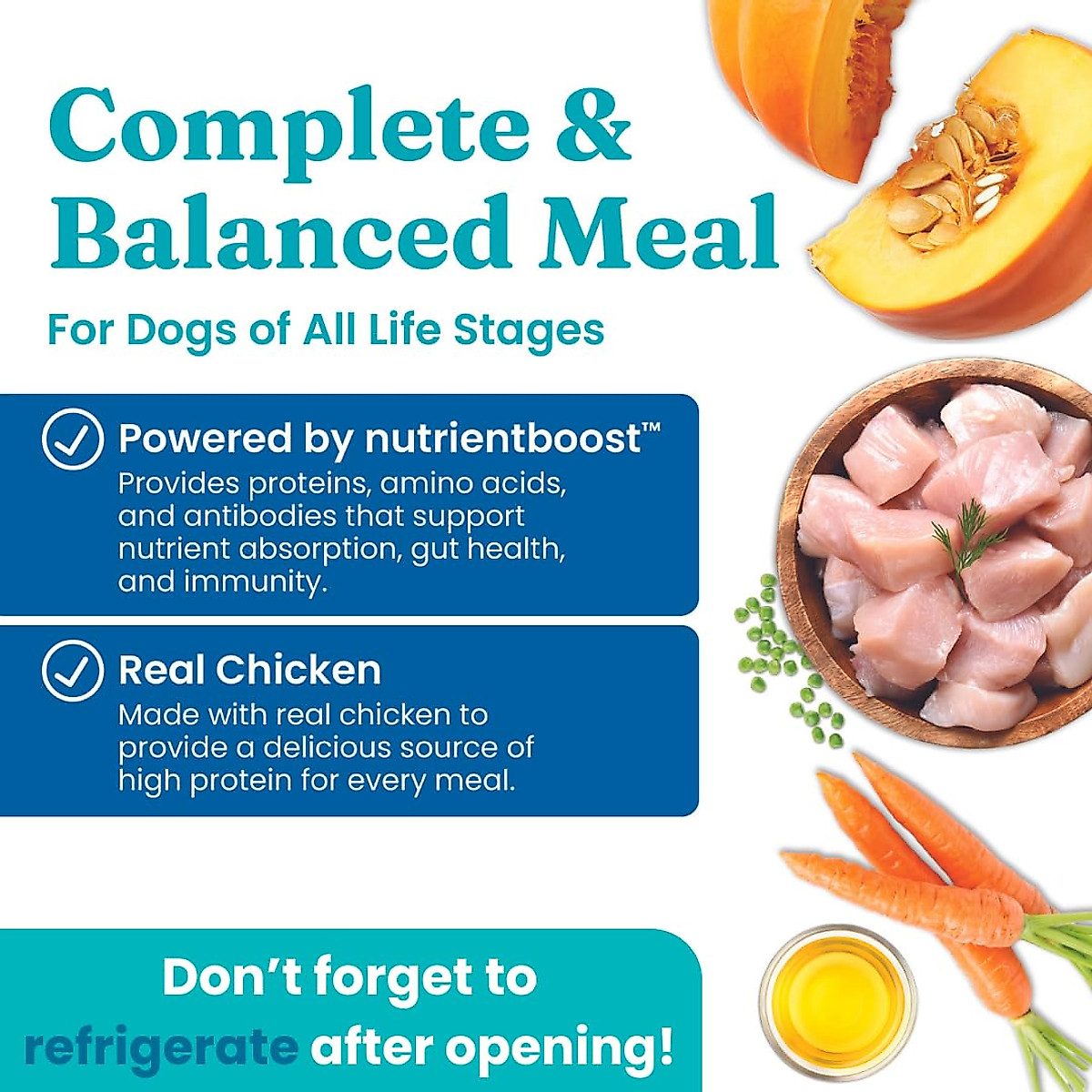 Solid Gold Food Toppers for Picky Dogs - Real Chicken Meatball Topper - 3 Pack Healthy Dog Treats - High Protein Soft Dog Treats to Serve w/Dry Dog Food or Wet Dog Food or as Dog Snacks