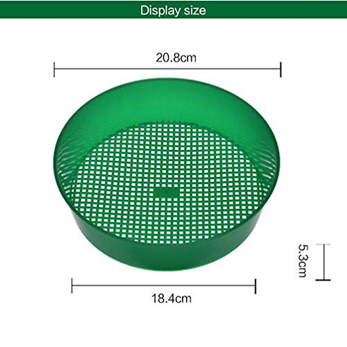 Garden Potting Riddle Garden Soil Sifter Garden soil sieve Sieve Plastic Riddle Soil Sieve Mesh Screen Gardening Seedling mesh garden sieve Tool compost sieve Soil Filter Soil Filter