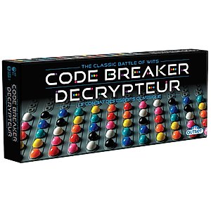 Outset Media Code Breaker - The Classic Battle of Wits, Logic & Deduction Head-to-Head, Strategy Code Creating & Cracking Peg Game, Outset Media, Ages 8+, 2 Players