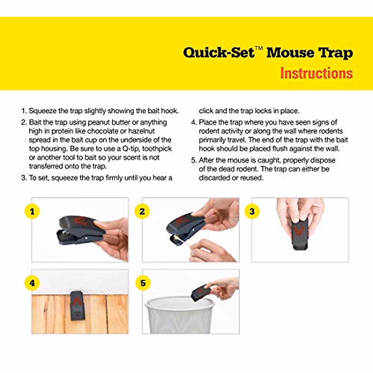 Victor M137 Quick-Set Mouse Trap