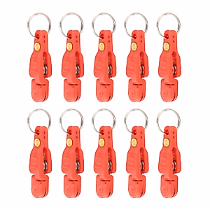 YUNNLEZT 10Pcs Heavy Tension Downrigger Release Clips for Offshore Fishing, Planer Board, Weight, Kite