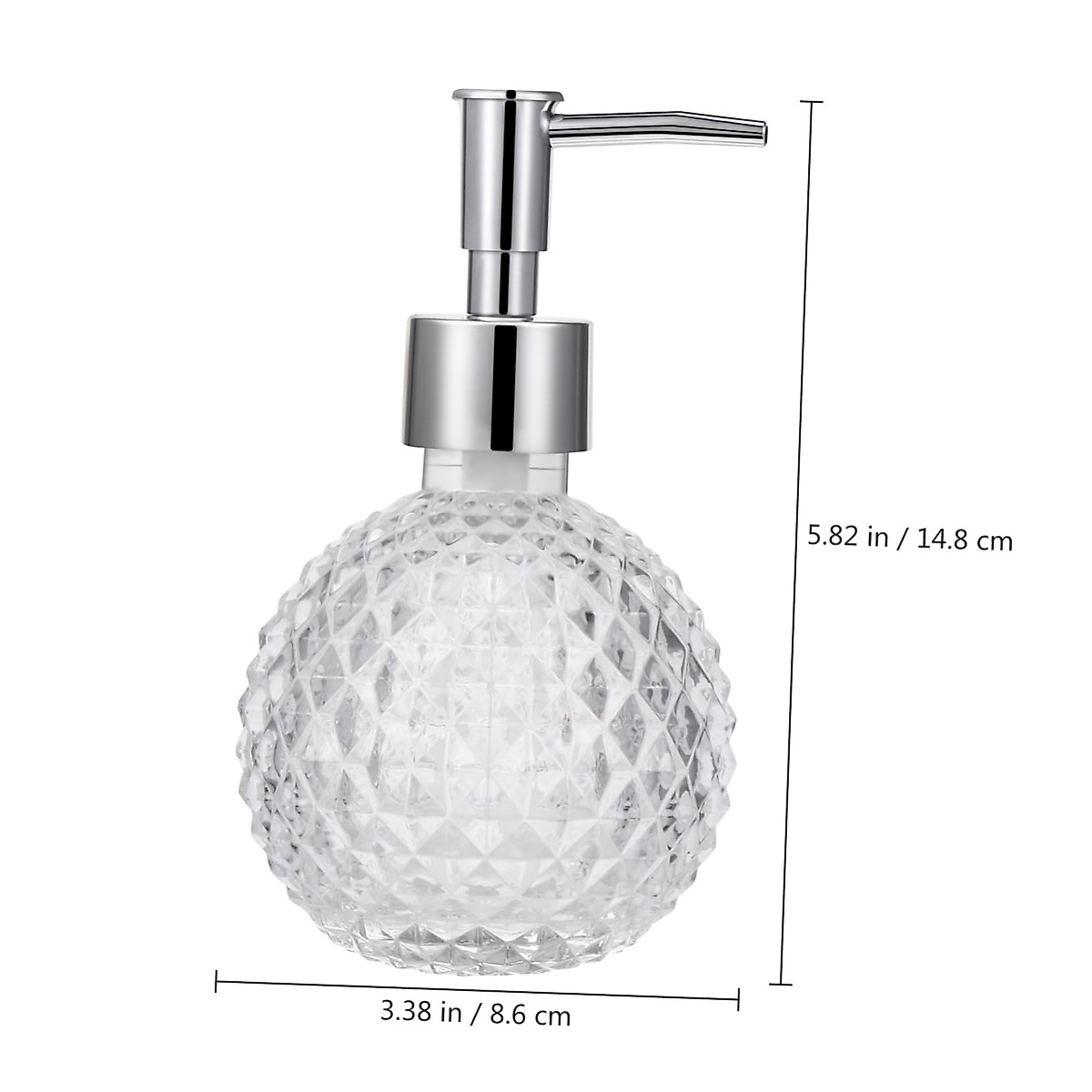 Cabilock 3 Pcs Lotion Bottle Glass Pump Bottles Shower Dispenser Bottles Shower Bottles Refillable Portable Bottle Cover Shampoo Dispenser Dish Soap Dispenser Glass Bottle Hand Travel Gel