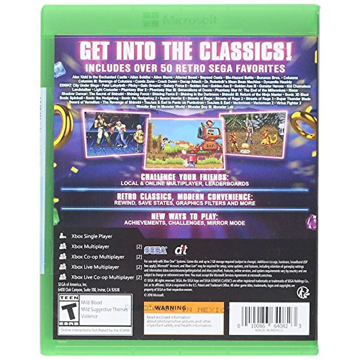 SEGA Genesis Classics - Xbox One
