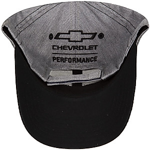 Heather Grey Chevrolet Bowtie Twill Hat with Adjustable Closure