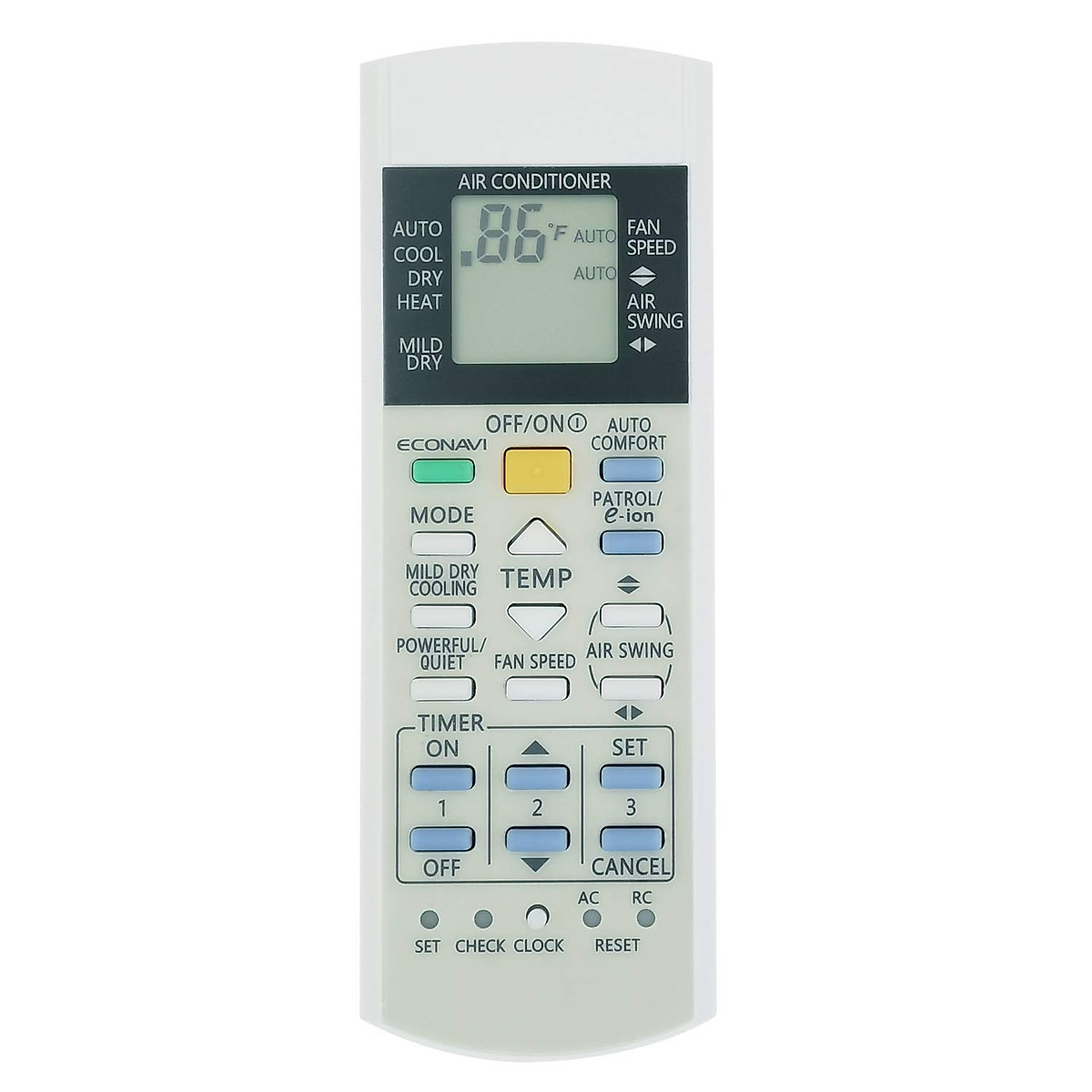 RCECAOSHAN Replacement for Panasonic Air Conditioner Remote Control A75C2913 CWA75C2913