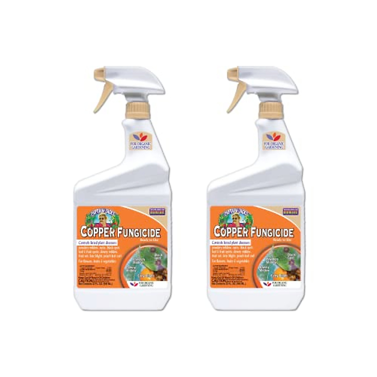 BONIDE PRODUCTS 775 Ready-to-Use Copper Fungicide, 32-Ounce [2-Pack]