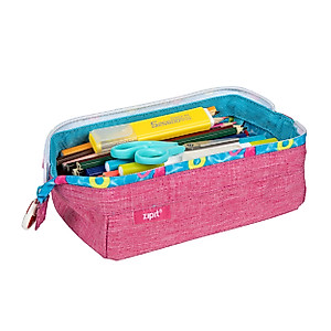 ZIPIT Lenny Pencil Case, Pink