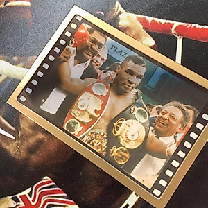 sufenvera Signed Mike Tyson Boxing Fan Photo Gifts 10x8 Inch,Mike Tyson Memorabilia Film Picture Framed Poster Decor