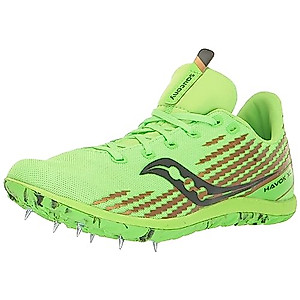 Saucony Women's Havok XC3 Sneaker, Slime, 9