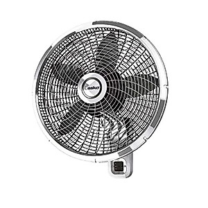 Lasko Lasko-18 Oscillating Wall-Mount W/Remote, 3-Speed (M18950) Household Fans, Standard