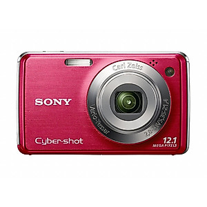 Sony Cyber-shot DSC-W230 12 MP Digital Camera with 4x Optical Zoom and Super Steady Shot Image Stabilization (Dark Red)