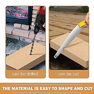 6PCS Fire Brick, Fire Bricks for Wood Stove, Size 9" X 4-1/2" X 1-1/4", Wood Stove Bricks, Fireplace Brick, Fire Bricks for Fireplace,Wood Stove.