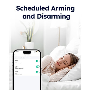 tolviviov Door Alarm System, Beta DIY Smart Home Alarm Security System 12 Pieces-Kit (Alarm Siren, Door Window Sensors, Remotes, Motion Sensor, Keypad), Work with Alexa, for House, Apartment