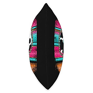 Western Serape Cactus designs Western Leopard Cheetha Serape Cow Cactus Turquoise Pink Throw Pillow, 18x18, Multicolor