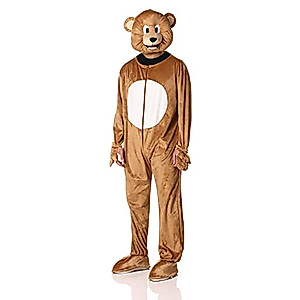 Dress Up America Brown Bear Mascot For Adults and kids, Large 12-14 (34-38" waist, 50-57" height)
