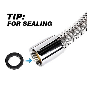 Commercial Sink Sprayer Hose,44 inch Commercial Kitchen Sink Faucets Flexible Hose Replacement，with Heat Resistant Black Handle，for Commercial Kitchen Faucet.