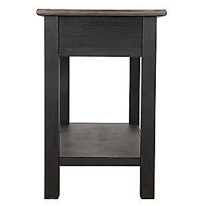 Signature Design by Ashley Tyler Creek Modern Farmhouse Sofa Table, Brown & Black