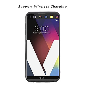 ELISORLI Compatible with LG V20 Case Rugged Thin Slim Cell Accessories Anti-Slip Fit Rubber TPU Mobile Phone Protection Silicone Soft Shockproof Grip Cover for LGV20 LG20 V 20 ThinQ Women Men Black