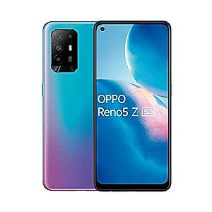 OPPO Reno5 Z Dual-SIM 128GB ROM + 8GB RAM (GSM Only | No CDMA) Factory Unlocked 5G Smartphone (Cosmo Blue) - International Version