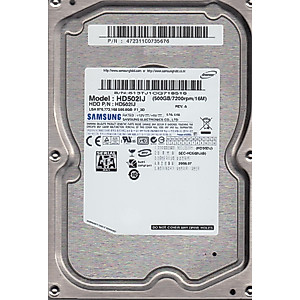 HD502IJ, HD502IJ, Rev A, Samsung 500GB SATA 3.5 Hard Drive