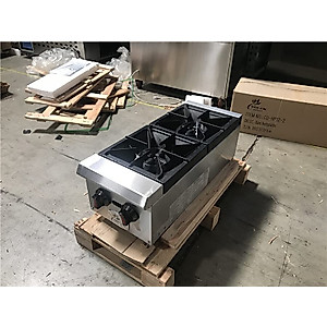 NSF Commercial Natural Gas Range/Hot Plate (2 Burner)