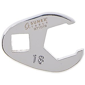 Sunex 971018 3/8-Inch Drive 18-mm Flare Nut Crowfoot Wrench