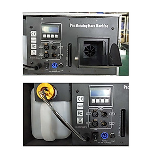 1200W Fog Machine Pro Morning Haze Machine with 5L Liquid Tank DMX 512 Smoke Machine For Stage Bar Disco DJ Equipment