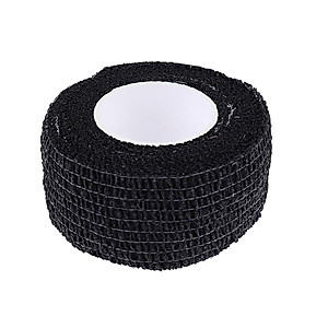 Etopar 10 X Self Adhesive Cohesive Wrap Bandages Strong Elastic First Aid Tape Black for Wrist Ankle Sport 2.5m x 5cm