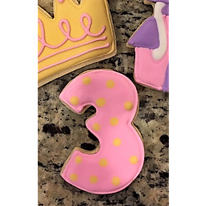 Number Three / #3 Cookie Cutter, 3.25" Made in USA by Ann Clark