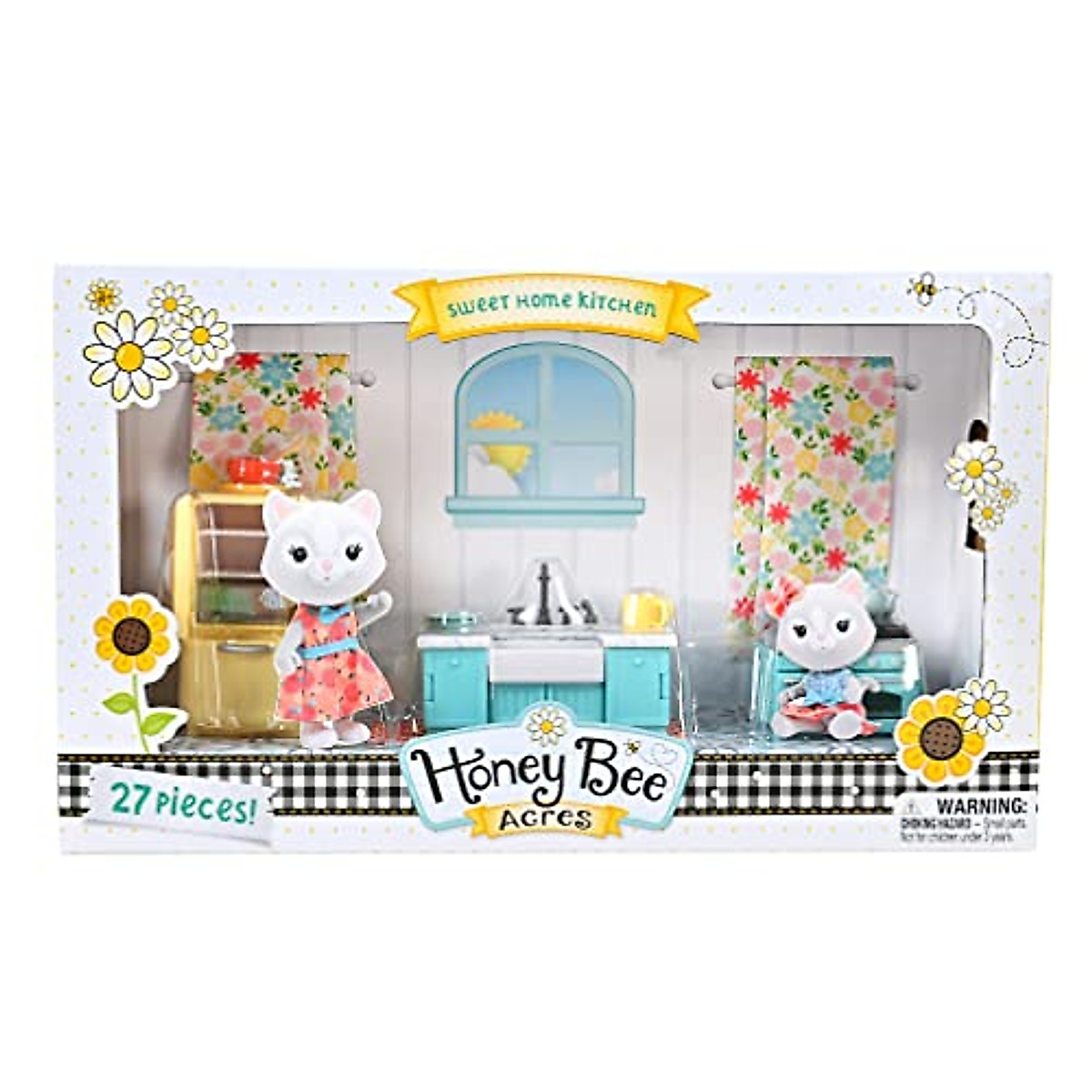 Sunny Days Entertainment Honey Bee Acres Sweet Home Kitchen Accessories Playset, 27 Piece Set: