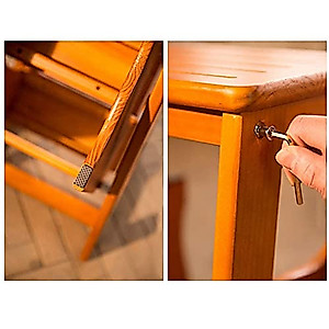 LUCEAE Step Stool Wooden 3 Steps Rise Folding Portable Wide Tread Non-Slip Climbing Ladder,Creative Stair Chair Home Library/Closet/Living Room/Kitchen High Footstool Eco-Friendly and Lightweight