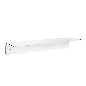 SOURCEONE.ORG Source One Deluxe 12, 16 & 24 Inch Clear Acrylic Floating Wall Mount Shelves, Sold in Sets of Two (24 Inch)