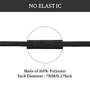 Endoto Shoelaces for On Cloud X3, X4, Shift, Cloudflow, Cloudwift, Cloudmonster Running Replacement Flat Shoes Laces Strings(Color:Black,Size:53Inch)