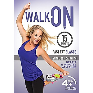 Walk On: 15-Minute Fast Fat Blasts DVD with Jessica Smith