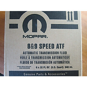 Mopar Chrysler Dodge Jeep Ram 8 and 9 Speed Automatic Transmission Fluid New 7 Quarts