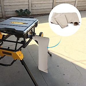 Table Saw Dust Collector Bag Replacement for Bosch/Dewalt/Ryobi/Craftsman/RIGID/Delta/Porter Cable/Makita/Metabo/Kobalt/Skilsaw 10" Tablesaws with 2.5" Dust Port | 2 Pack