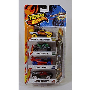 Team Hot Wheels Vehicle 4-Pack