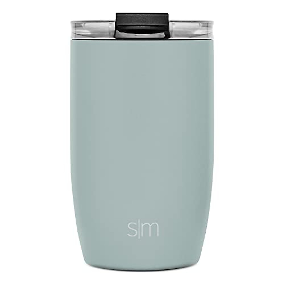 Simple Modern Travel Coffee Mug Tumbler with Flip Lid | Reusable Insulated Stainless Steel Cold Brew Iced Coffee Cup Thermos | Gifts for Women Men Him Her | Voyager Collection | 12oz | Sea Glass Sage