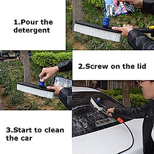 Portable Smart Electric High Pressure Washer Pump 100W 160 PSI 12V High Pressure Power Wash Kit for Home, Car, Garden, Project