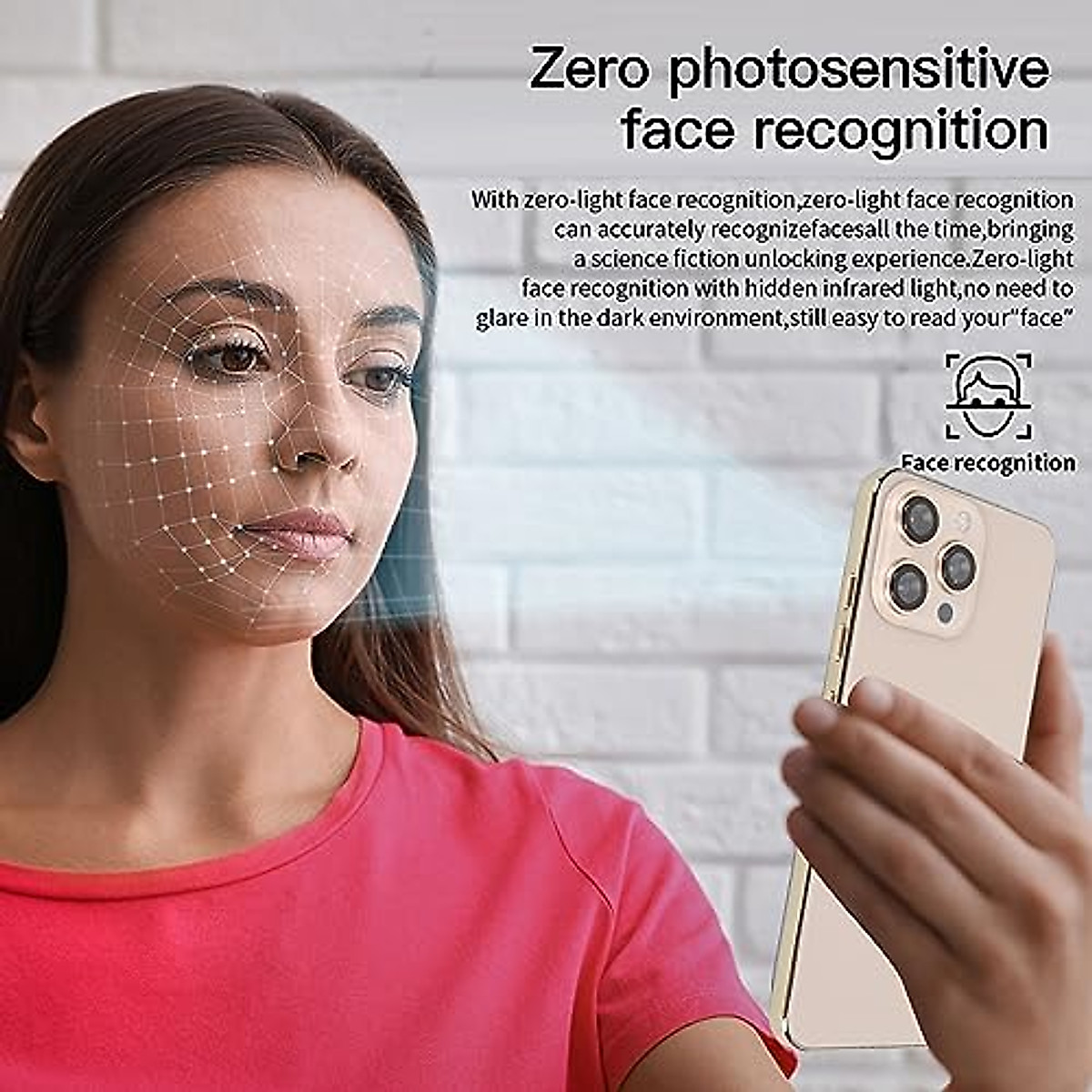 Yunseity Unlocked Smartphone I14promax, 6.6 Inch FHD Screen 2.4G 5G Dual Band WiFi Cellphone for Android13, 8GB RAM 256GB ROM, 8MP 24MP Cameras, MT6735 10 Core CPU, with Earbuds (US Plug)