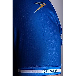 Nicaragua Men's Special Edition Gold Cup Soccer Jersey Uniform Blue (as1, Alpha, m, Regular, Regular)