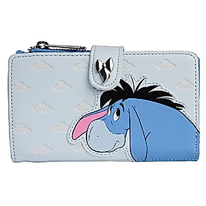 Loungefly Disney Eeyore Faux Leather Wallet Snap Flap Clutch