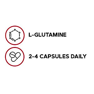 GNC Pro Performance L-Glutamine, 180 Capsules, Supports Muscle Recovery