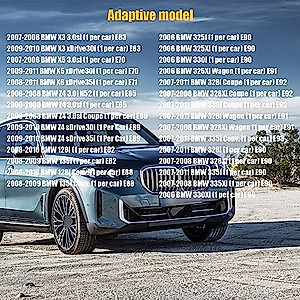 jeseny Pack-6 Intake Manifold Gasket, Waterproof Rubber Seal Ring Replacement #11617547242 for BMW N46 N54 E60 E70 E90 E92-128i 135i 325xi 328i 328xi 330i (Black)