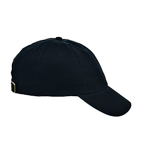 Lids Blank Baseline Dad Adjustable Strapback Hat Black