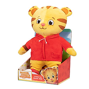 Daniel Tiger's Neighborhood Cuddle Up Daniel Tiger 10th Anniversary Plush Toy- 12 Inches Tall!