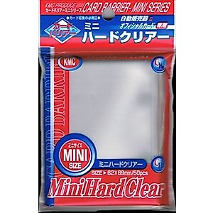 KMC Sleeves MS1331 Deck Protectors Mini Clear44; Pack - 50