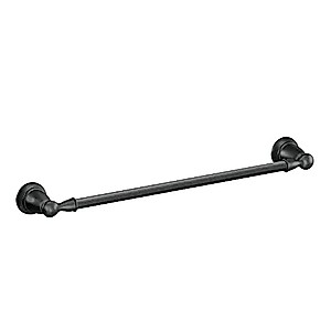 Moen Y2624BL Banbury Matte black towel bar Matte Black