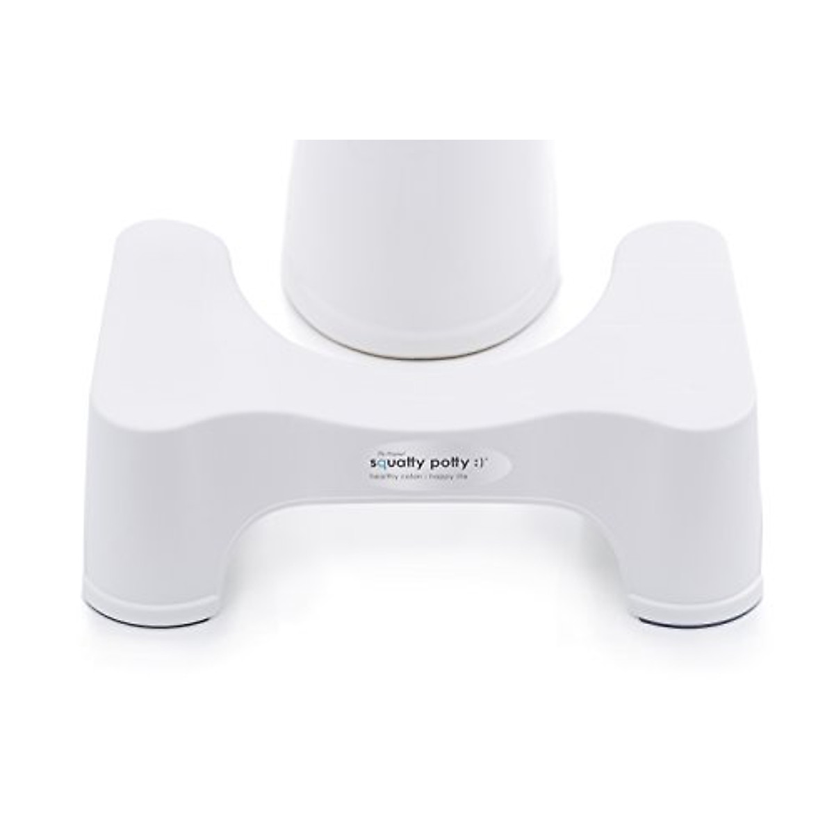 Squatty Potty The Original Bathroom Toilet Stool, 7 inch and 9 inch, White, (Pack of Two)